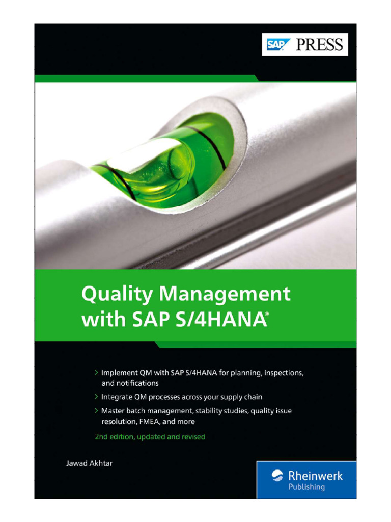 Quality Management With SAP S4HANA SAMPLE | PDF