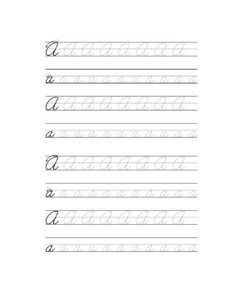 Cursive Writing | PDF