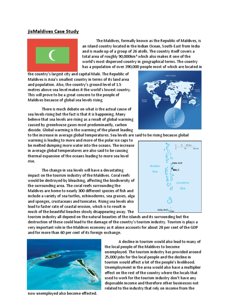 Maldives Case Study - 2nd | PDF | Global Warming | Sea