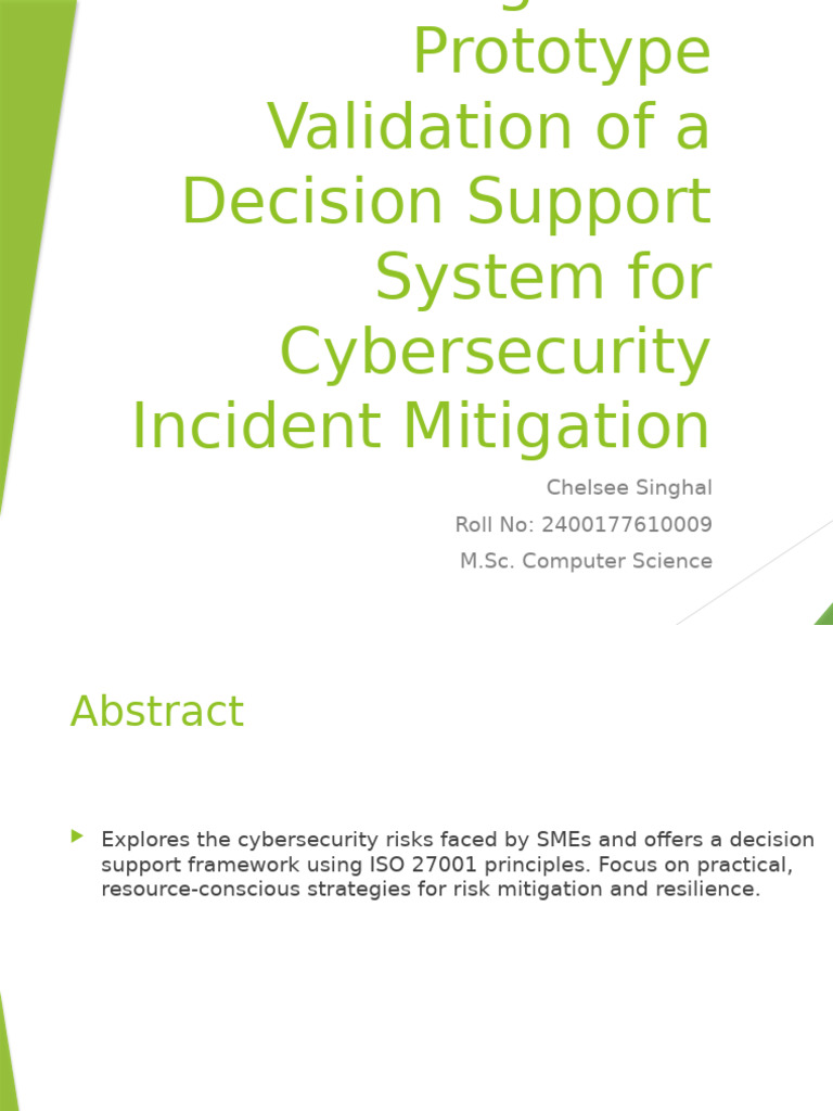 Cybersecurity Framework for SMEs | PDF | Computer Security | Security