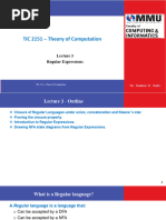 Unit-2 TOC | PDF | Regular Expression | Theoretical Computer Science