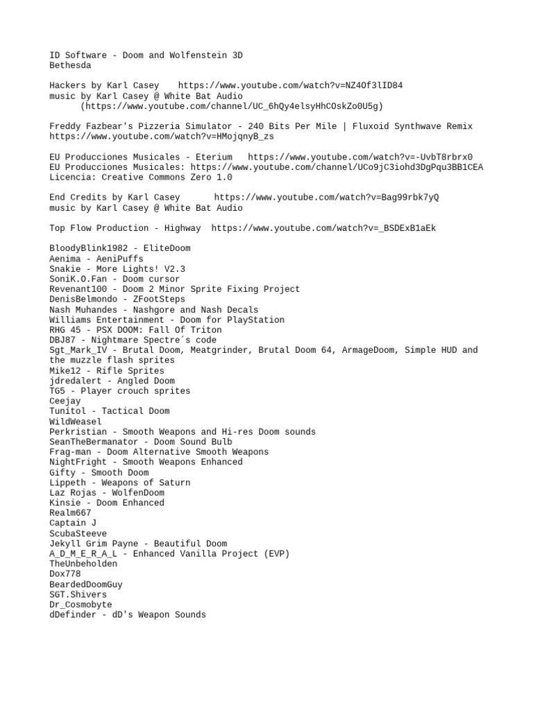 Credits | PDF