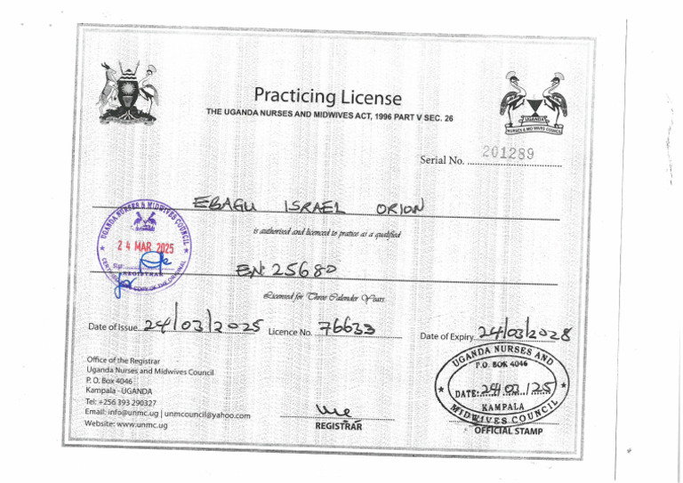 Practicing License | PDF