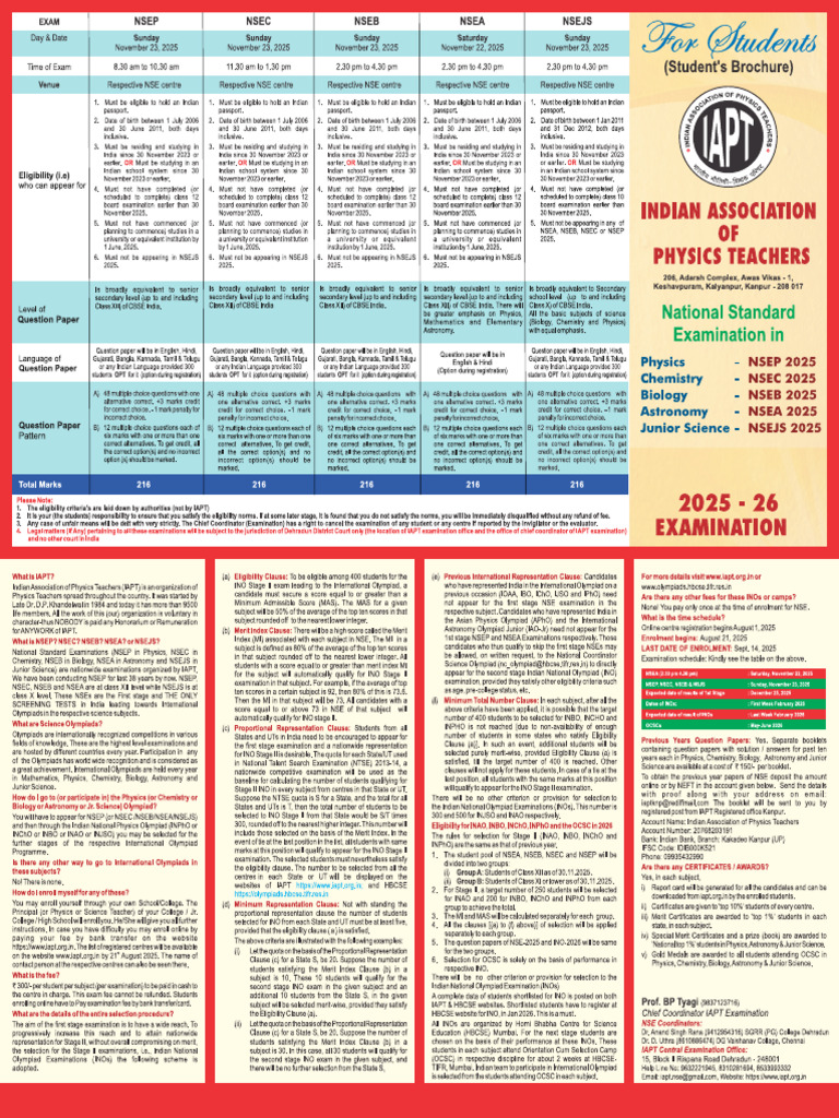 Student Brochure 2025 | PDF