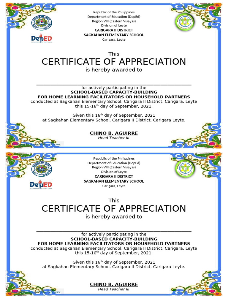 Certificate Capacity-Building | PDF