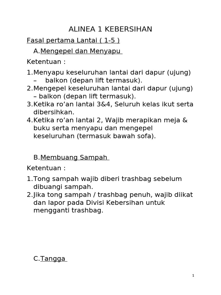 Alinea Ketertiban | PDF