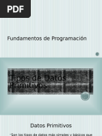 Tipos de Datos Primitivos y No Primitivos | PDF | Tipo de datos | Cola ...