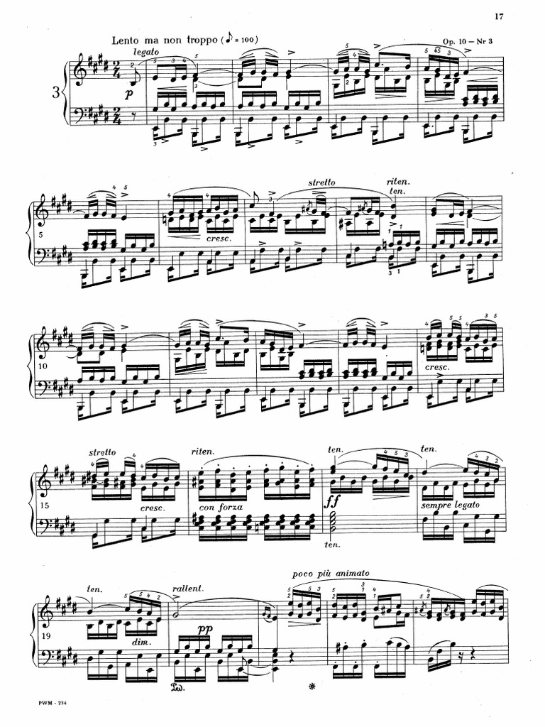 Op. 10 - NR 3 | PDF