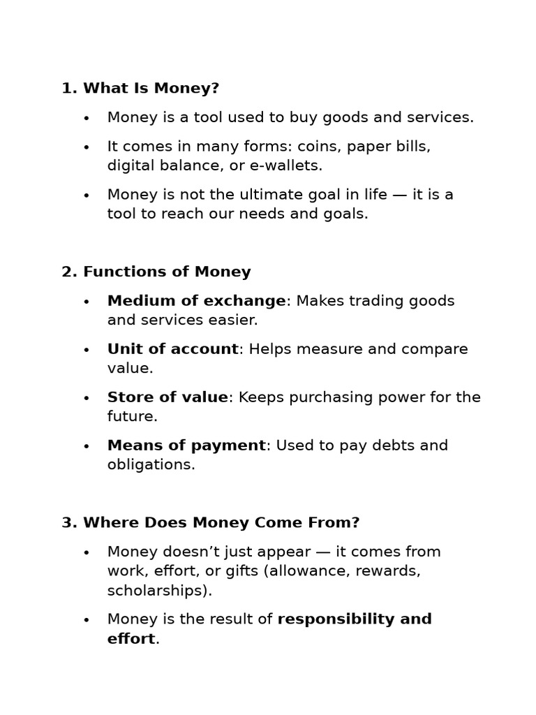 Character Building August 4th 2025 | PDF | Money | Private Sector