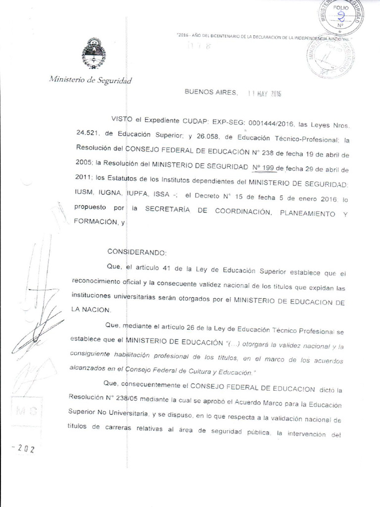 Resolución Nro. 178-16 Min Seg | PDF