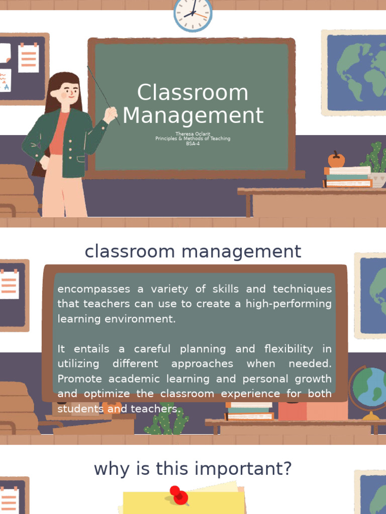 Classroom Management | PDF | Educational Assessment | Classroom Management