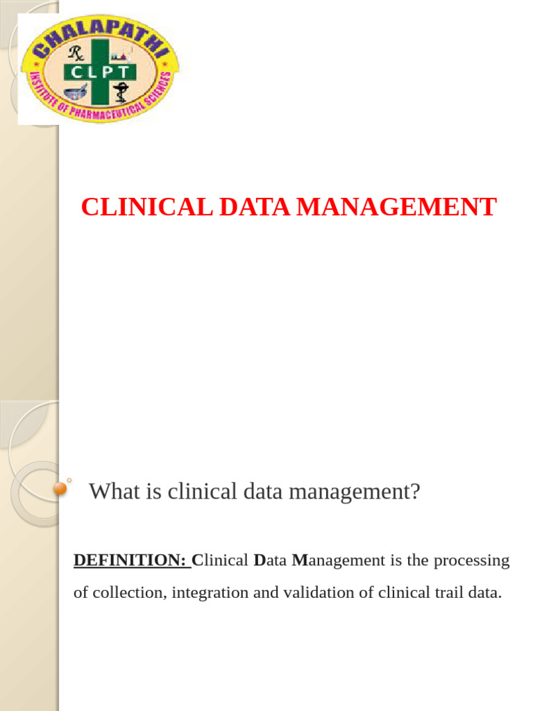2.13 CLINICAL DATA MANAGEMENThhhhhhhhhhh | PDF | Information Science ...