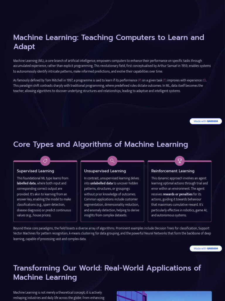 Machine Learning Teaching Computers To Learn and Adapt | PDF | Machine Learning | Learning