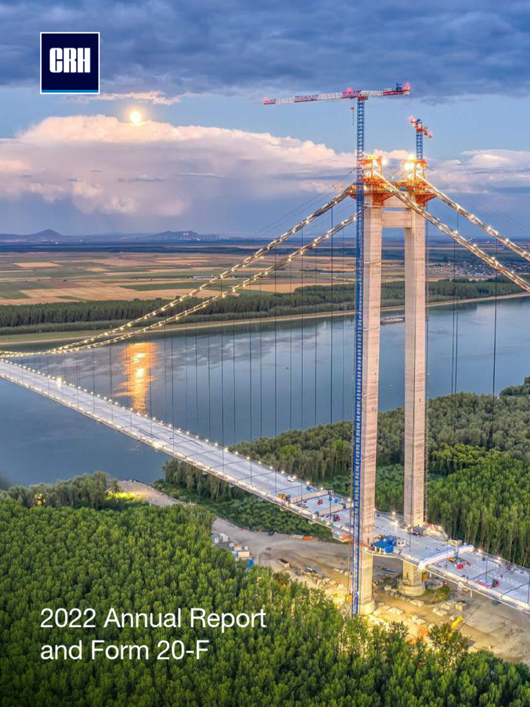 CRH 2022 Annual Report Overview | PDF | Infrastructure | Dividend