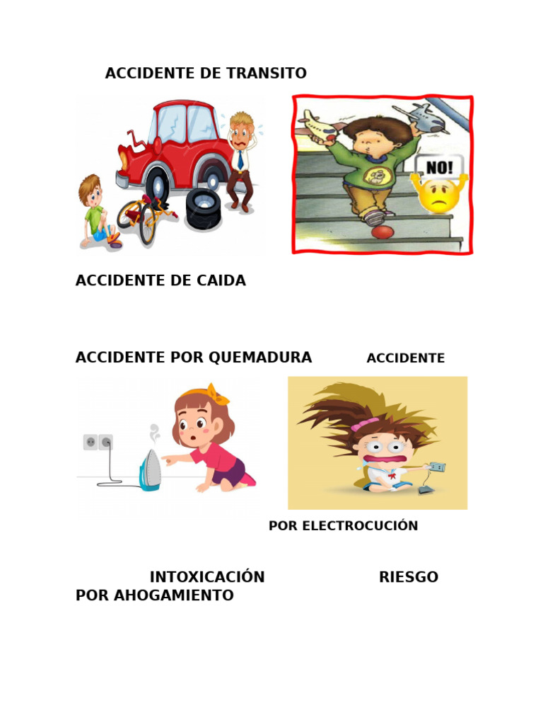 Tipos de Accidentes Comunes y Riesgos | PDF