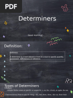 Practice Worksheet Class IX - Determiners | PDF