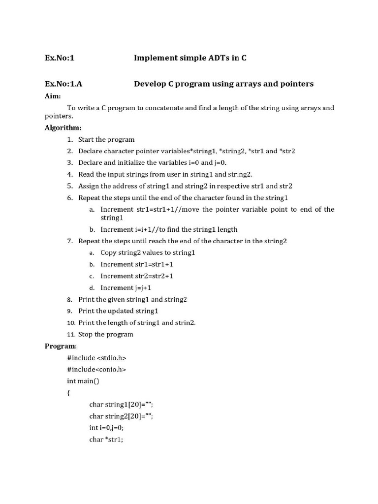 DS Lab_Sample Programs-1 | PDF