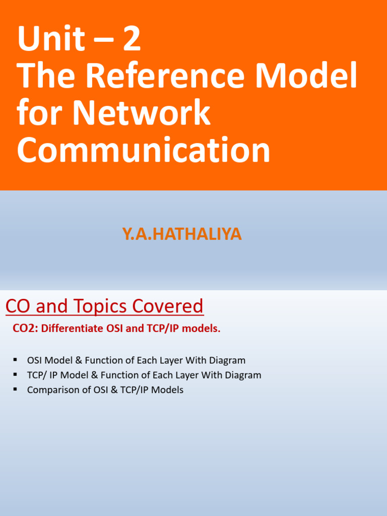 CN Unit-2 | PDF | Internet Protocol Suite | Internet Protocols