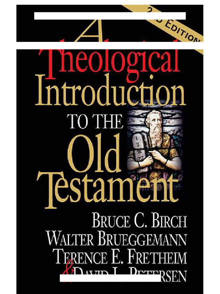 A Theological Introduction To The Old Testament (2nd Edition) Birch ...