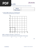 Math Enlargement Practice | PDF | Shape | Area