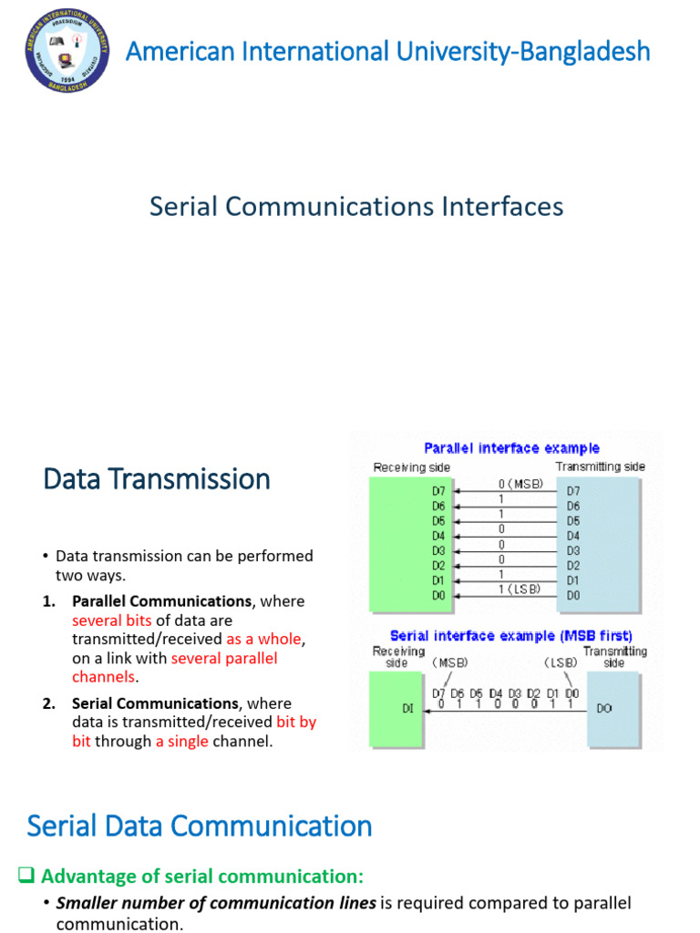 Serial Communication Interfaces Explained | PDF | Digital Technology ...