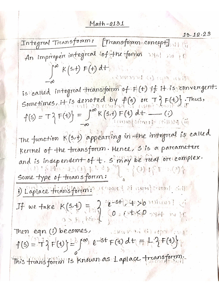 z Transform Part 1 | PDF