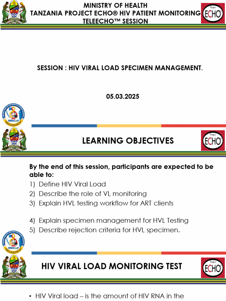 HIV Viral Load Specimen Management Guide | PDF | Blood Plasma | Hiv