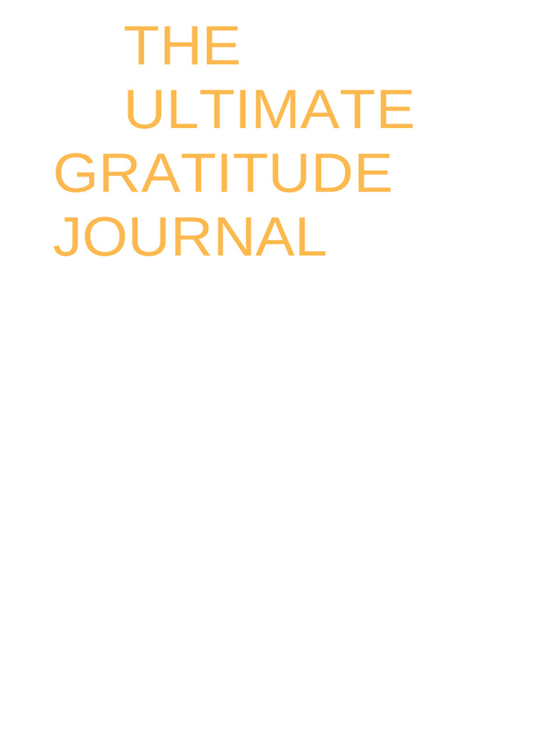 NLP-Based 66-Day Gratitude Journal | PDF | Feeling | Psychological Concepts