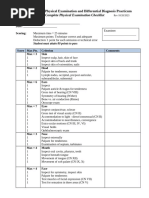 Cardiovascular Examination OSCE Checklist Geeky Medics | PDF ...