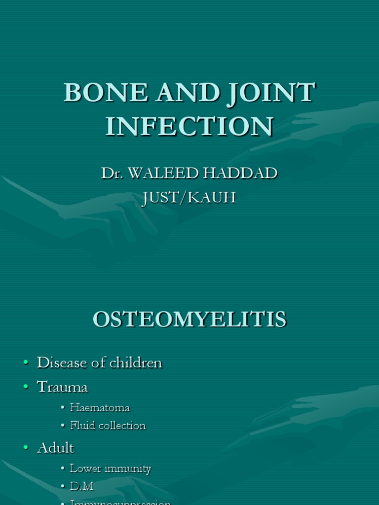 Bone and Joint Infection | PDF | Immunology | Epidemiology