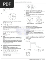 Electrostatics Formula Sheet JEE | PDF