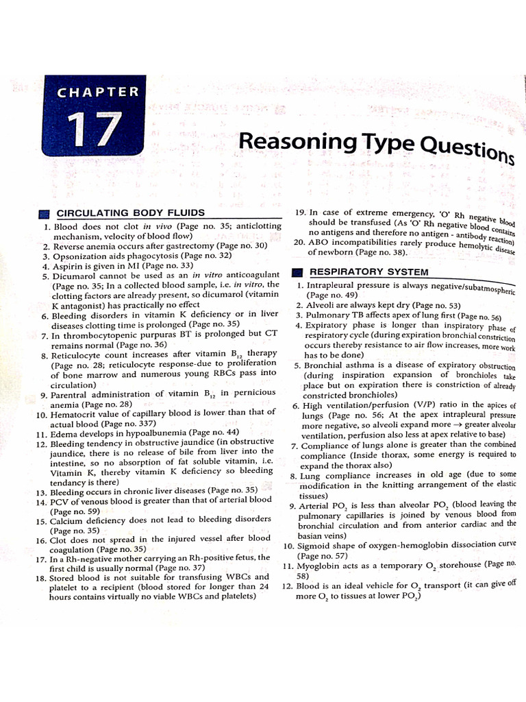 Phy Reasoning Questions | PDF