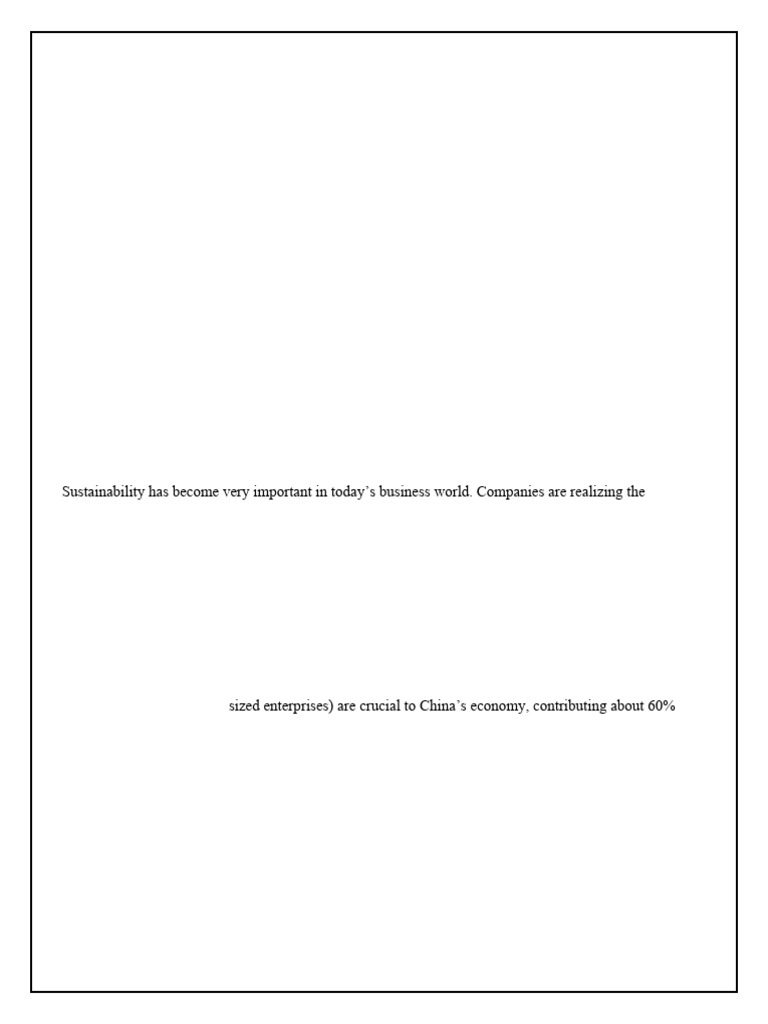 Green Governance and Sustainability in SMEs | PDF | Corporate Social ...