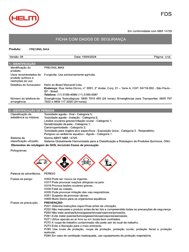 FDS Previnil Max | PDF