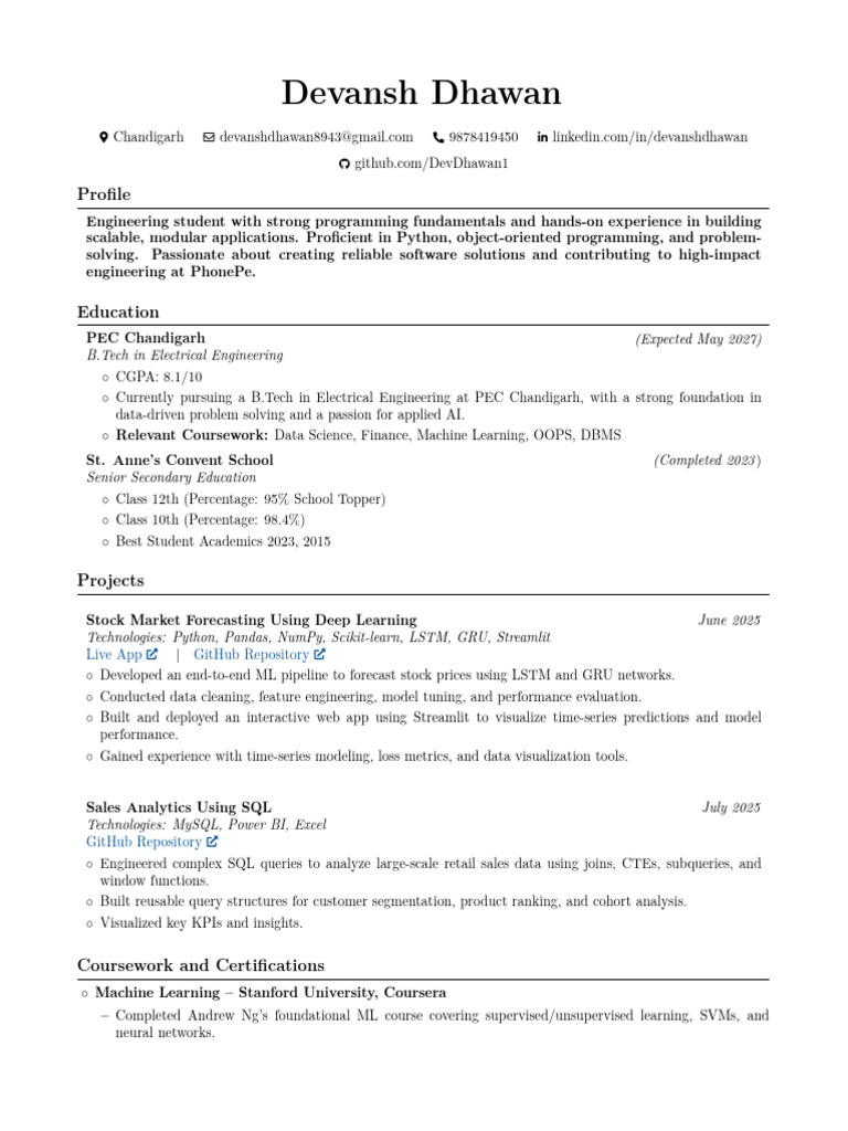 Devansh Dhawan PhonePe | PDF | Machine Learning | Analytics