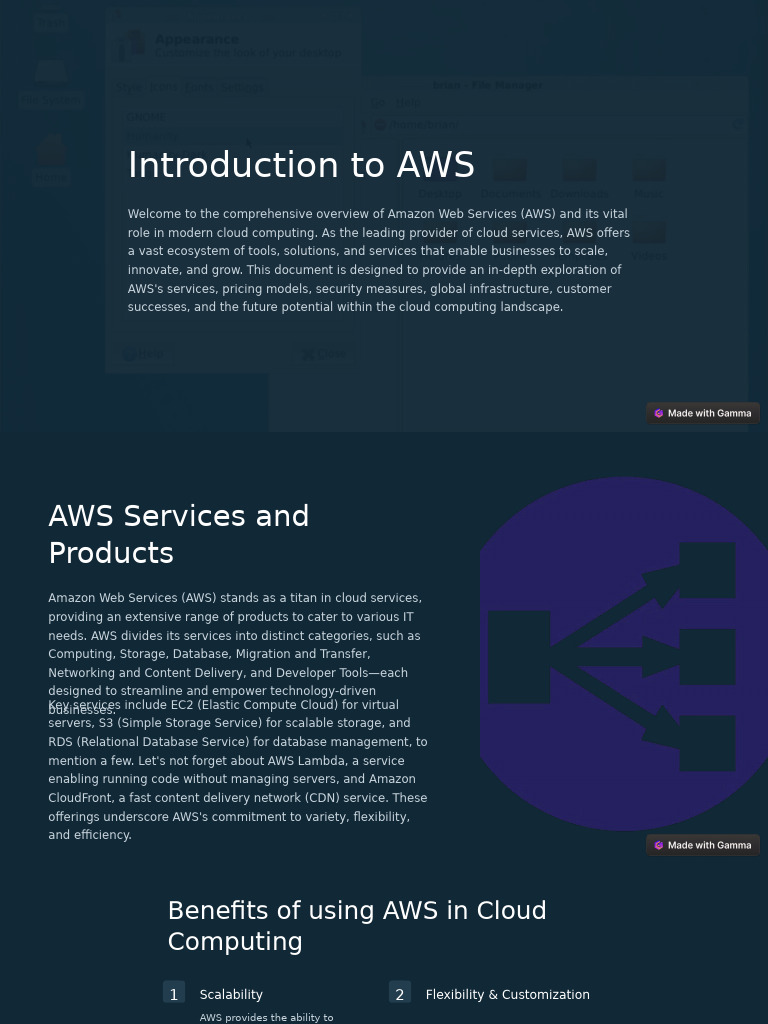 Overview of Amazon Web Services (AWS) | PDF | Amazon Web Services ...