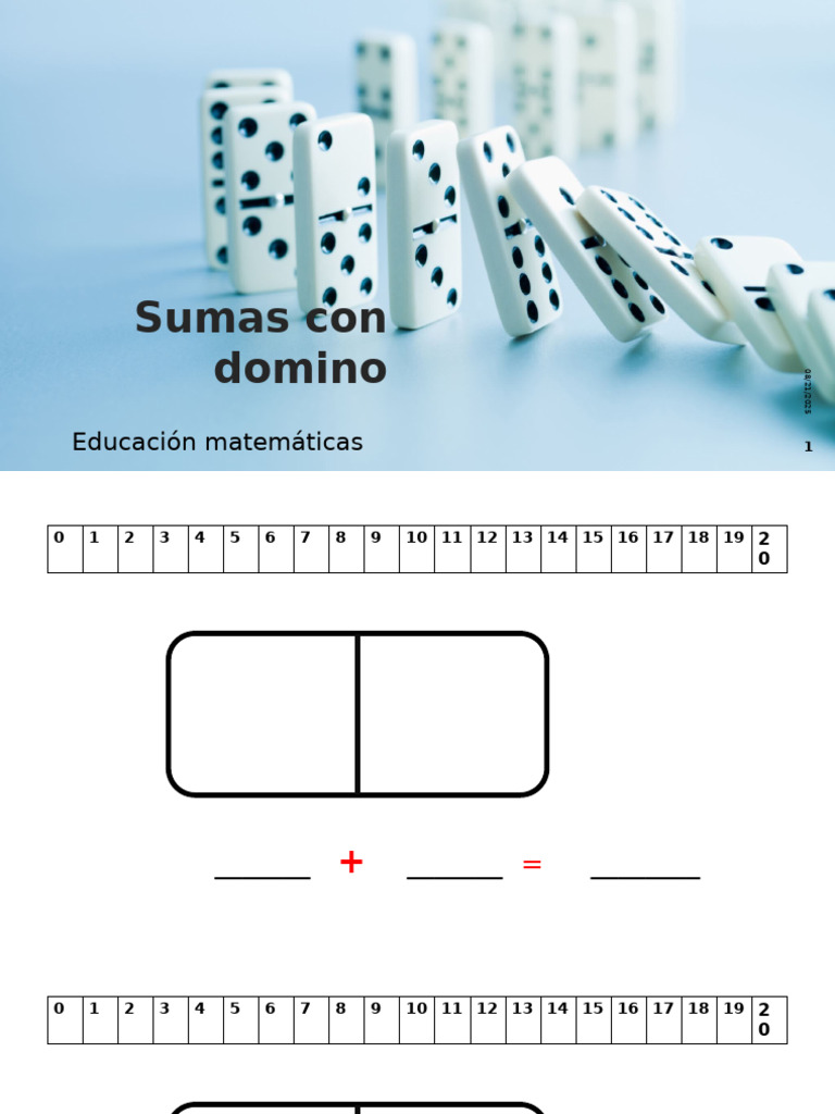 Sumas Con Domino | PDF