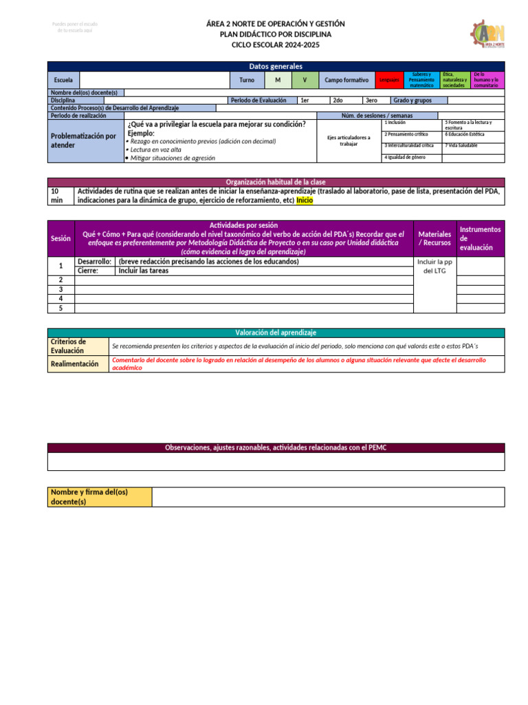 Elementosde Plandidáctico - Plan2022 | PDF | Evaluación | Maestros