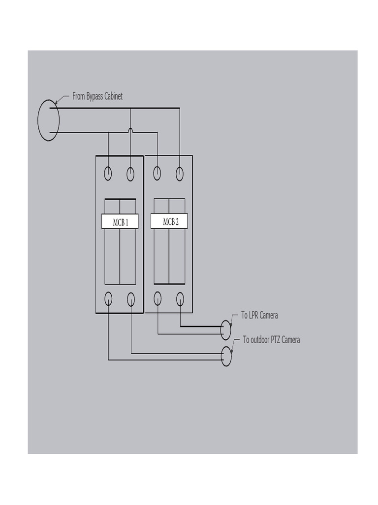From Bypass Cabinet: MCB 2 MCB 1 | PDF