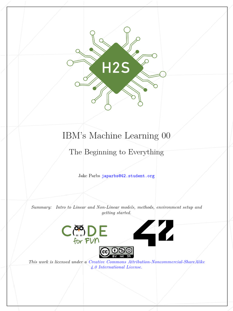 IBM MachineLearning 00 | PDF | Integrated Development Environment | Computing