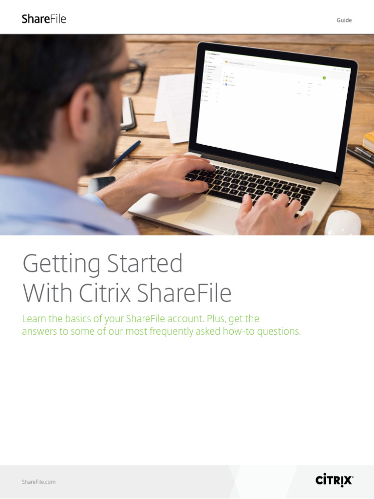 Getting Started With Citrix Sharefile | PDF | Microsoft Outlook | Password