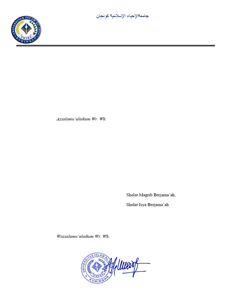 Surat Undangan Mabit | PDF