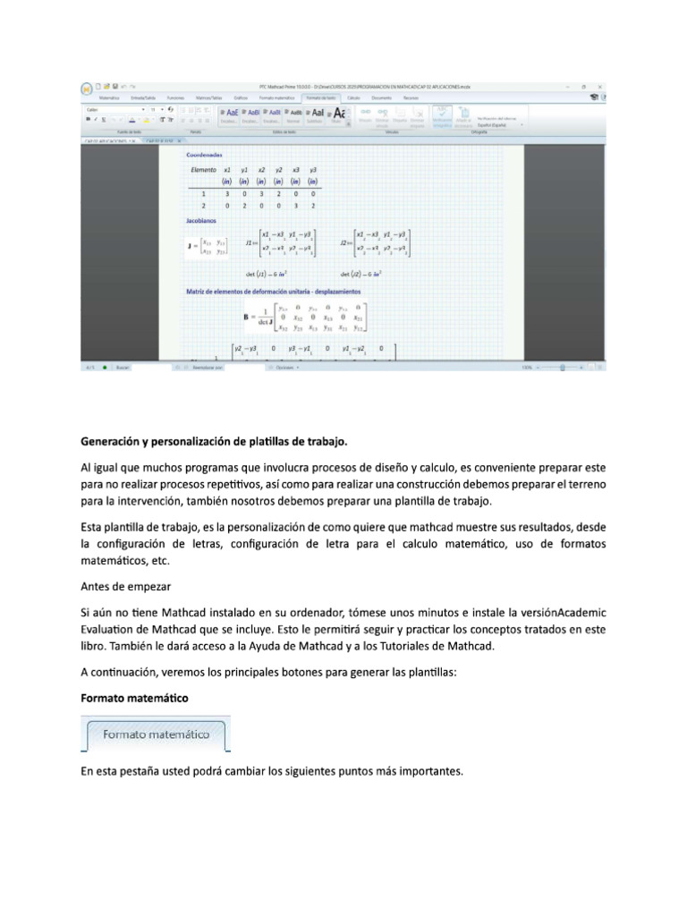 Manual de Mathcad | PDF