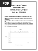 Moving Load Analysis in STAAD Pro | PDF | Truck | Axle
