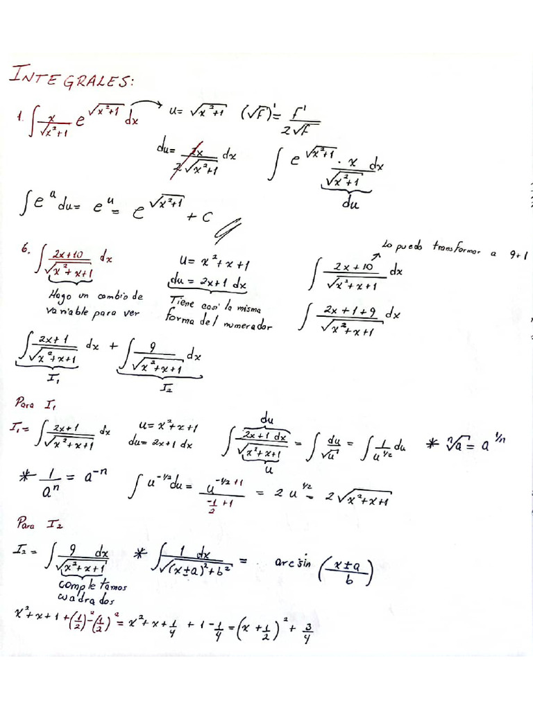 Integrales 1 | PDF