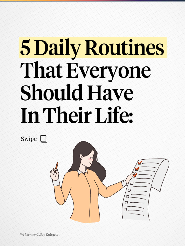 5 Daily Routines | PDF