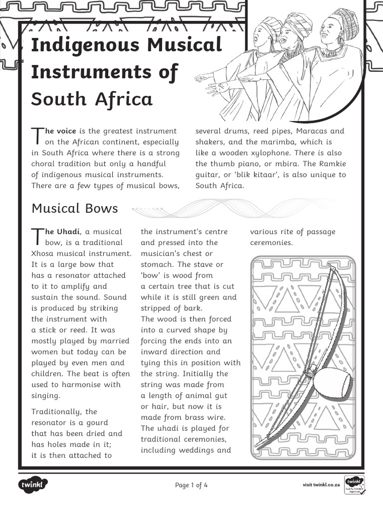 Grade 4 Indigenous Musical Instruments | PDF | Drum | Music Production