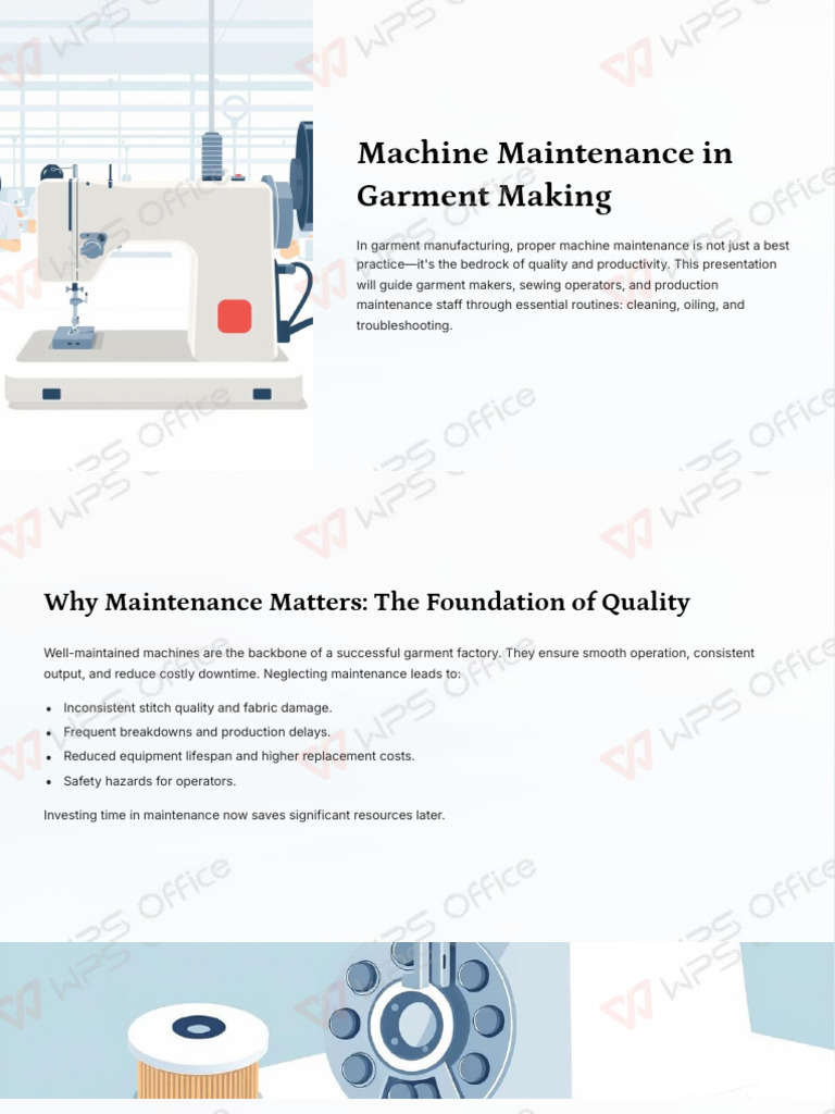 Sewing Machine Maintenance Guide | PDF | Sewing Machine | Clothing