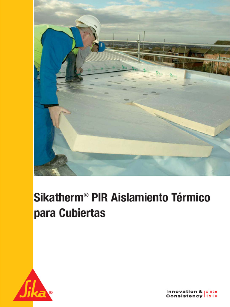 Aislamiento Térmico Sikatherm® PIR | PDF | Aislamiento térmico | Materiales