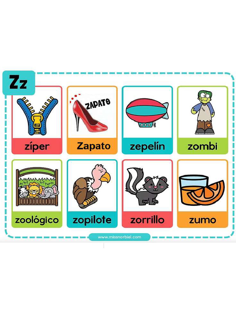 Palabras Con Z | PDF